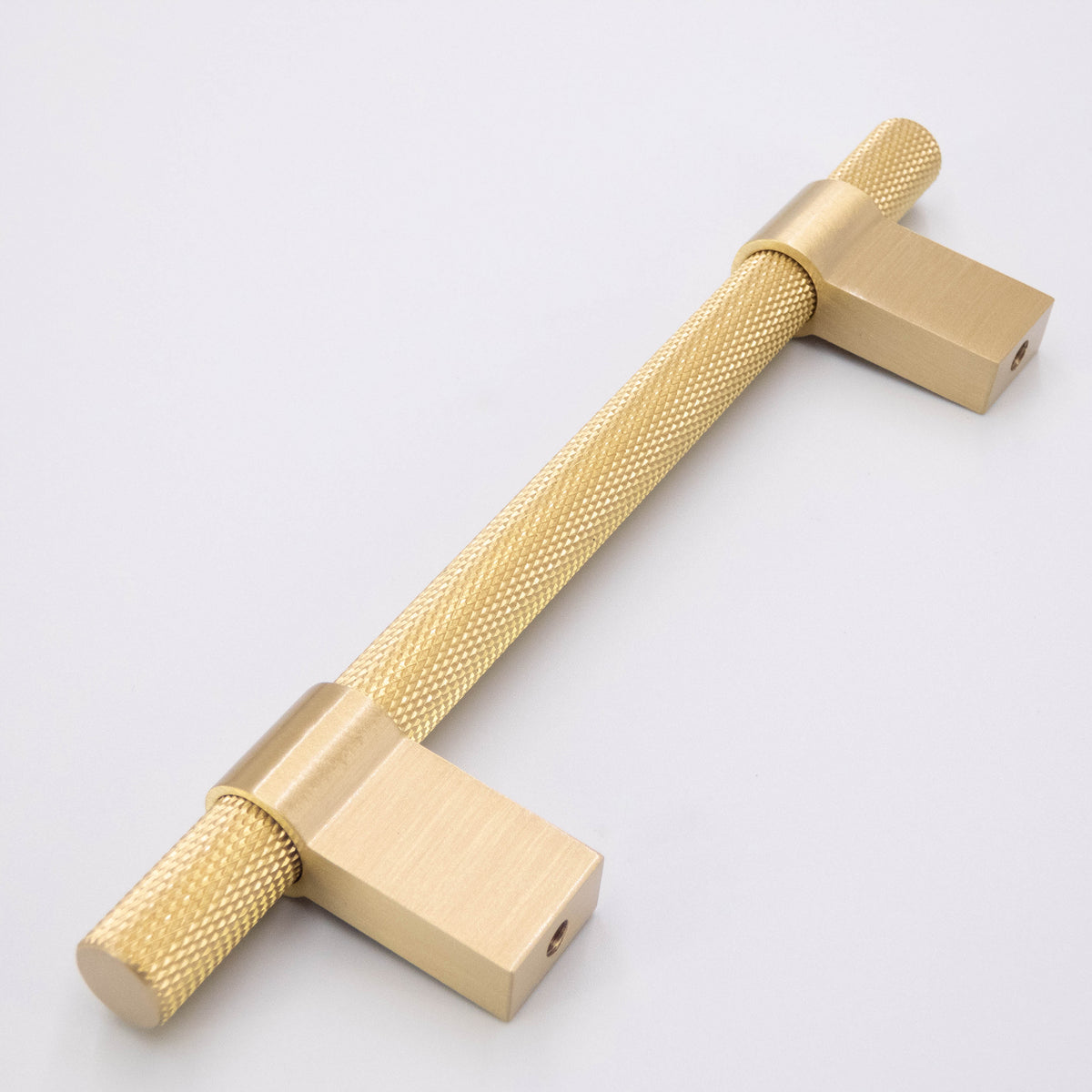 Otto - Solid Brass Knurled Cabinet Knobs and Drawer Pulls with Rectang – Simply Effortless